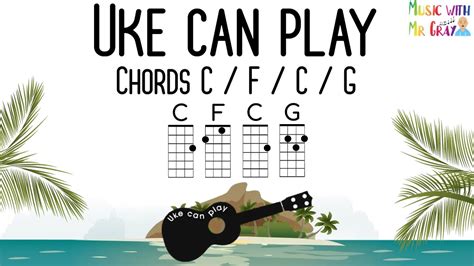 Uke Can Play Chords C F C G Ukulele Chord Play Along Youtube