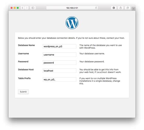 Hosting Wordpress On Raspberry Pi Part 3 Setup Wordpress E Tinkers