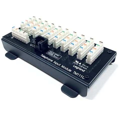 Tm1110 Legrand 10 Way Idc Telecom Module W Rj31x