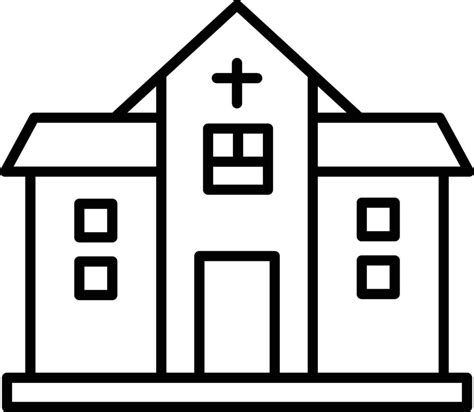 Building Outline Vector Illustration Icon 35954465 Vector Art At Vecteezy