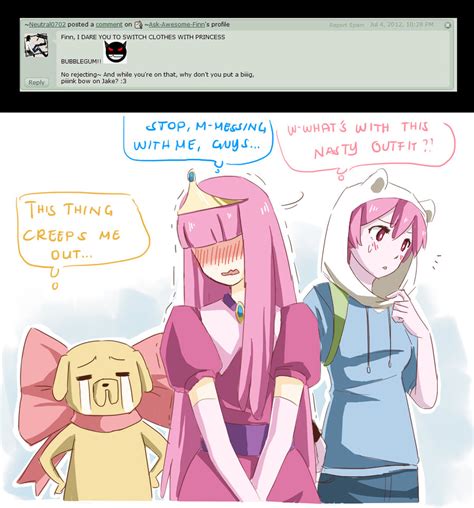 Cross Dressing With Pb Adventure Time With Finn And Jake Photo