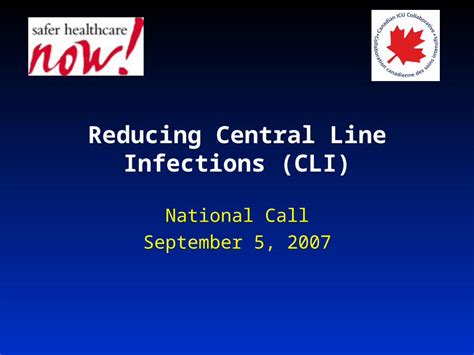 Ppt Reducing Central Line Infections Cli Dokumen Tips