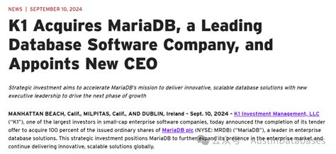 开源不便宜，更贵 ？ 从mariadb被收购说起，“海豹”变成“金丝雀” 腾讯云开发者社区 腾讯云