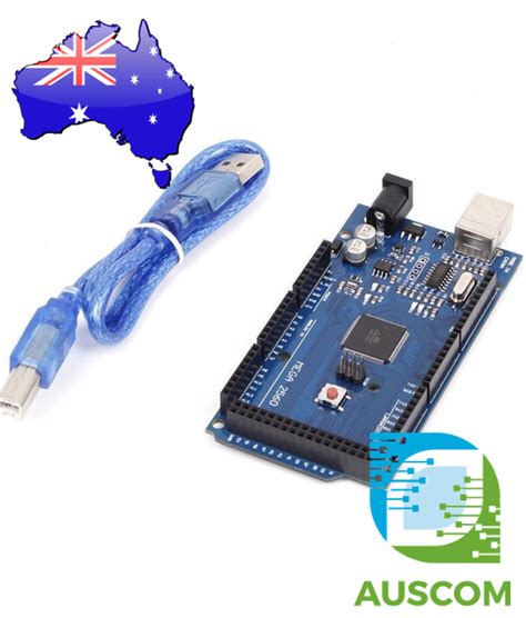 Mega2560 R3 Atmega2560 16au Board With Usb Cable Compatible For Arduino Auscom Computers