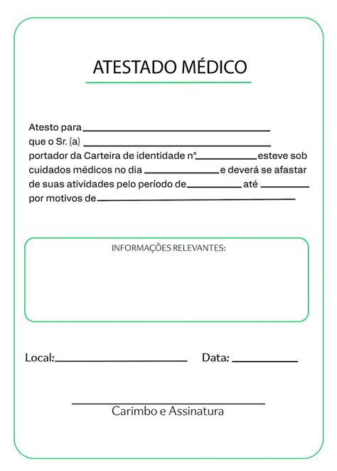 Modelo De Atestado Médico Tipos E Como Fazer