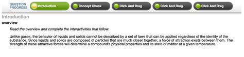 Solved Question Progress Click And Drag Introduction Concept