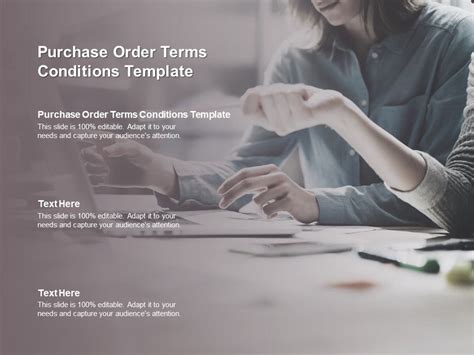 Purchase Order Terms Conditions Template Ppt Powerpoint Presentation