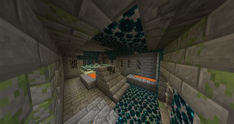 Village Inside Mansion On Top Of Stronghold Inside Ancient City Java 1 19 4 Seed