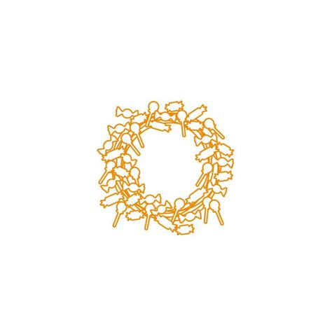 Candy Wreath304098regular Cut