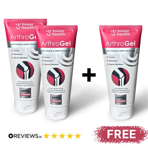 Arthrogel Soothing Muscle And Tissue Massage Gel 200ml Tower Health