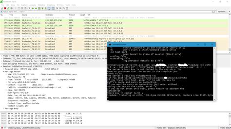 sniffing traffic in a linux box and streaming in real time to wireshark