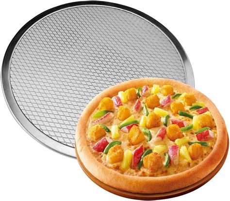 Nogis Pizza Pan 14 Inch Pizza Tray With Holes Seamless Aluminum Pizza