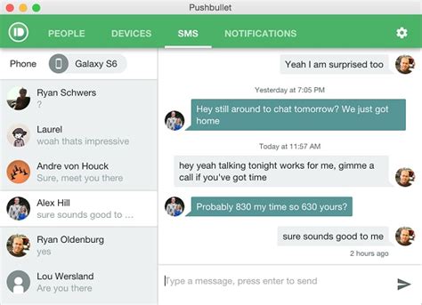 Pushbullet For Android Brings Full Sms Support On Desktop