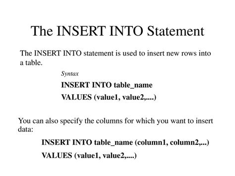 Structured Query Language Ppt Download