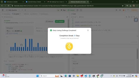 Sushmita Purbey On Linkedin Leetcode Codingchallenge Programming