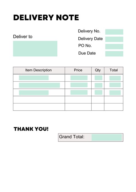 Delivery Note Ocr Parseur®