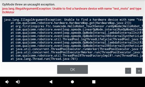 Common Errors In Configuration Rev Robotics Documentation