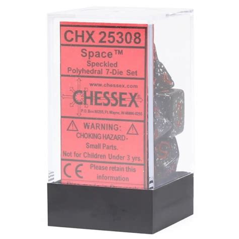 Chessex Speckled Space Polyhedral 7 Dice Set