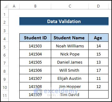 Data Validation Based On Another Cell In Excel 4 Examples