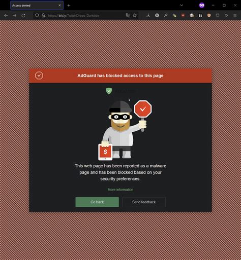 False Positive On Bitlytwitchdrops Darktide · Issue 1121 · Adguardteam