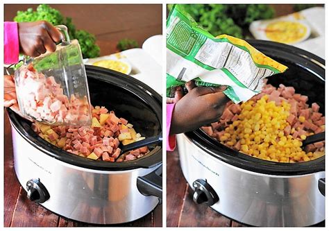 Slow Cooker Ham And Corn Chowder The Kitchen Is My Playground
