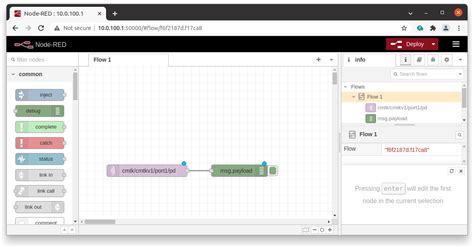 Sensor Data Via Mqtt Processed In Node Red Condition Monitoring Toolkit