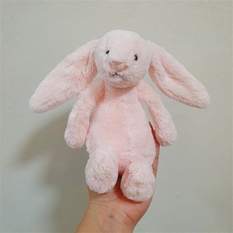 Jellycat Bashful Pink Bunny Small Rattle Hobbies And Toys Toys
