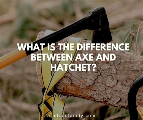 Axe Vs Hatchet What Is The Difference Between Axe And Hatchet