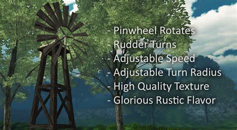 Rustic Farm Windmill