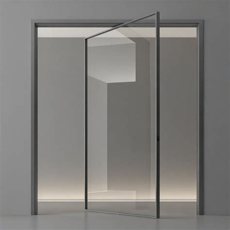 Modern Minimalist Aluminum Glass Pivot Door Pamper Haus Design Shop