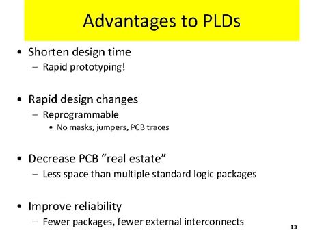 Lecture 10 Topics Programmable Logic Devices Plds Proms