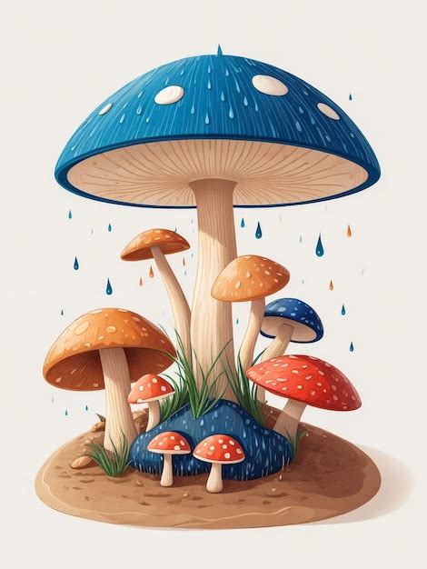 Premium Ai Image Mushroom Vector And Animation Collection
