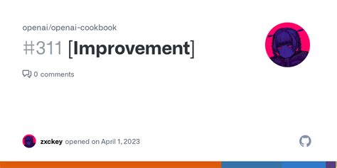 Improvement Issue Openai Openai Cookbook Github