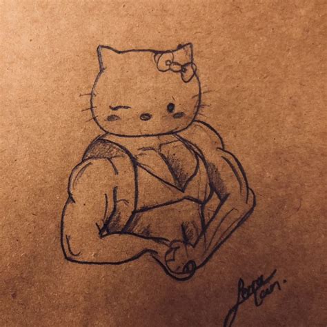 Hello Kitty Mamadisima 🐒 Рисунки мелом Абстрактные раскраски Легкие