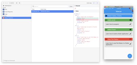 A Redux Inspector For Flutter Flipperextensible Mobile App Debugger