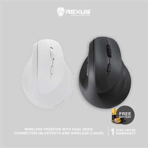 Jual Rexus Mouse Vertical Wireless Clif