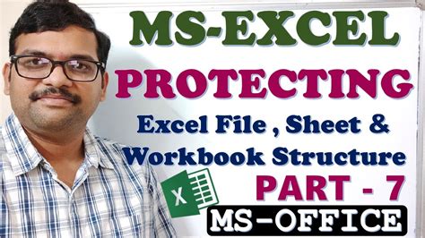 Protecting Sheet And Workbook Ms Excel Part 7 Youtube