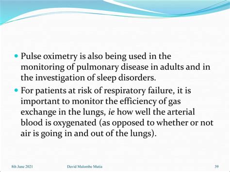 Notes On The Pulse Oximetry In Medical Engineering Ppt