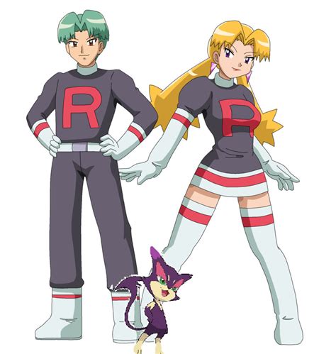 Pokemon Anime Butch And Cassidy With Purrloin By Powerxnetwork On