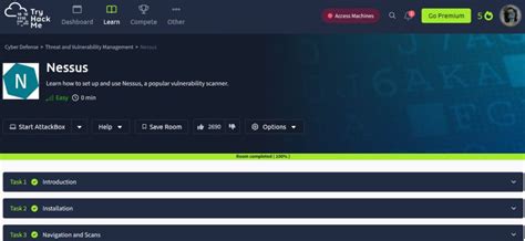 Tryhackme Nessus Cybersecurity Penetrationtesting… Jayesh Patil