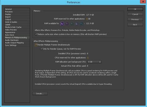 Aerender After Effects Multiple Instances Hangs When Rendering Using