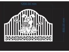 File cnc xích đu con thỏ file cad