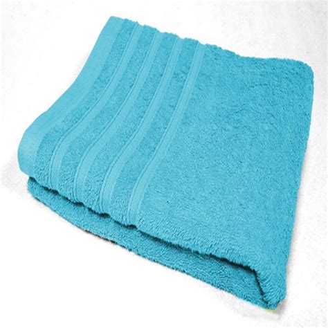 Serviette De Toilette 90 X 150 Cm Bleu Turquoise