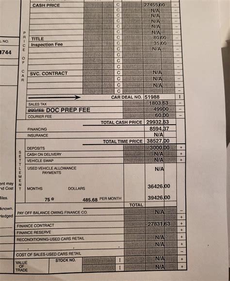 can someome please explain to me why after 3k deposit for about 30k car