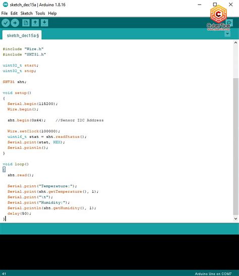 สอนใช้งาน Arduino Sht30 เซ็นเซอร์วัดอุณหภูมิและความชื้น Digital Output ขาย Arduino อุปกรณ์