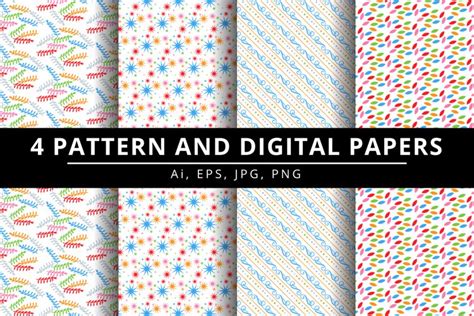 Textile Pattern And Digital Paper 2208010