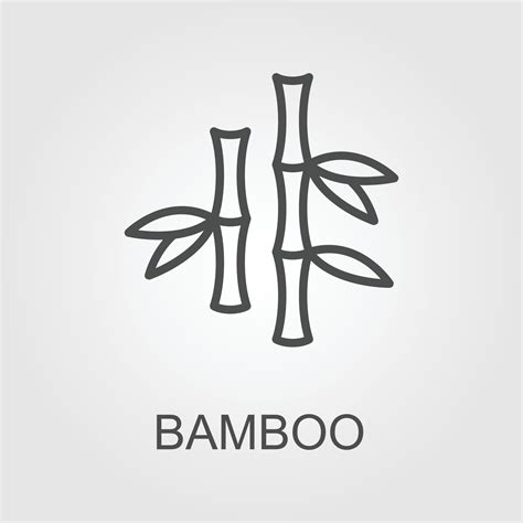 Bambo Icon On White Background Vector Art 22034408 Vector Art At Vecteezy