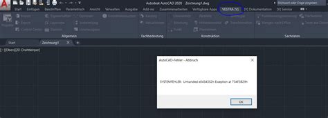 Systemfehler Unhandled E0434352h Exception At 734f3b29h Autodesk Community