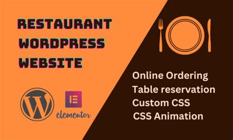 Create A Restaurant Wordpress Website With Online Food Ordering By