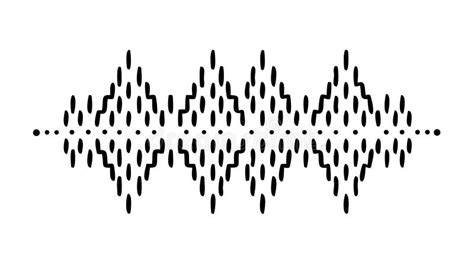 Abstract Sound Waveform Pattern Dynamic Audio Visualization Vector Vector Design Generative Ai